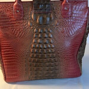 Charlie Lapson | Bags | Charlie Lapson Croco Tote | Poshmark